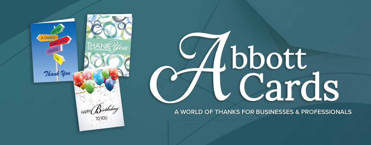 Thank you cards for Professionals and Businesses-Abbott Cards